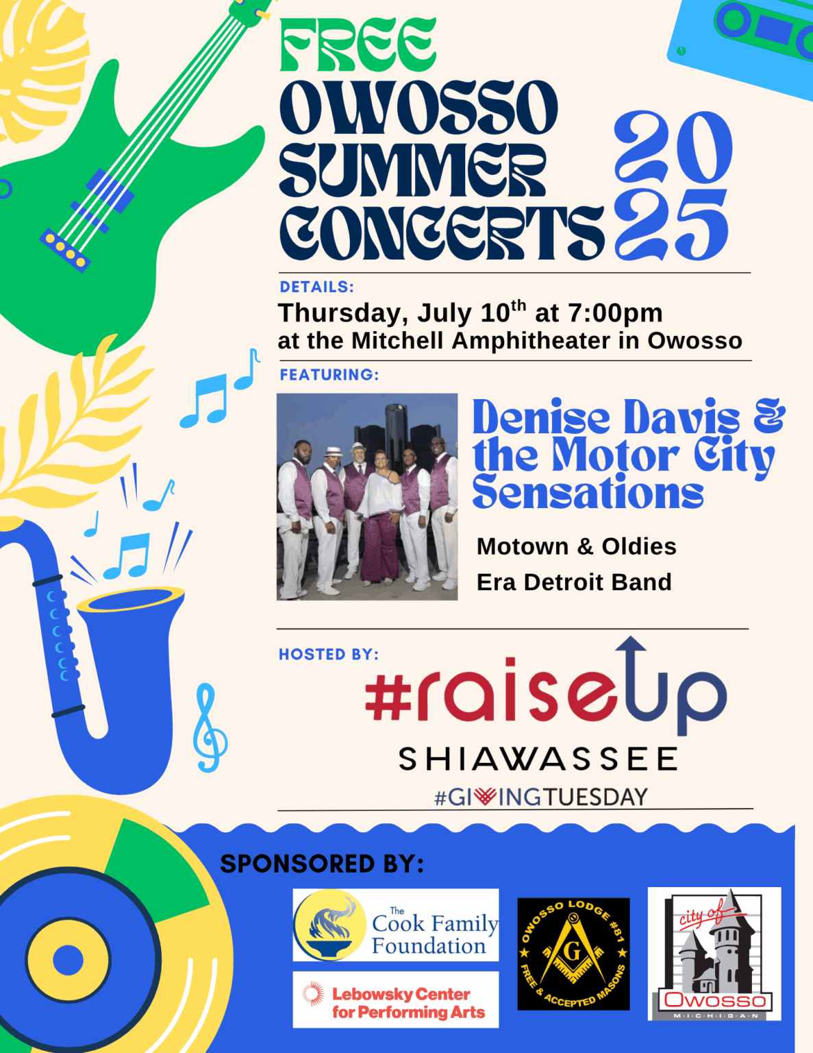 Summer Concerts Return to Downtown Owosso with a Twist – Cook Family ...